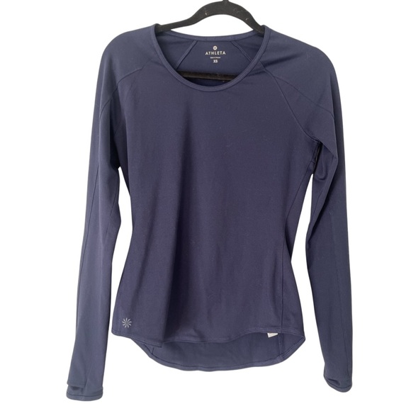 Athleta | Tops | Athleta Running Wild Mix Crew Top | Poshmark